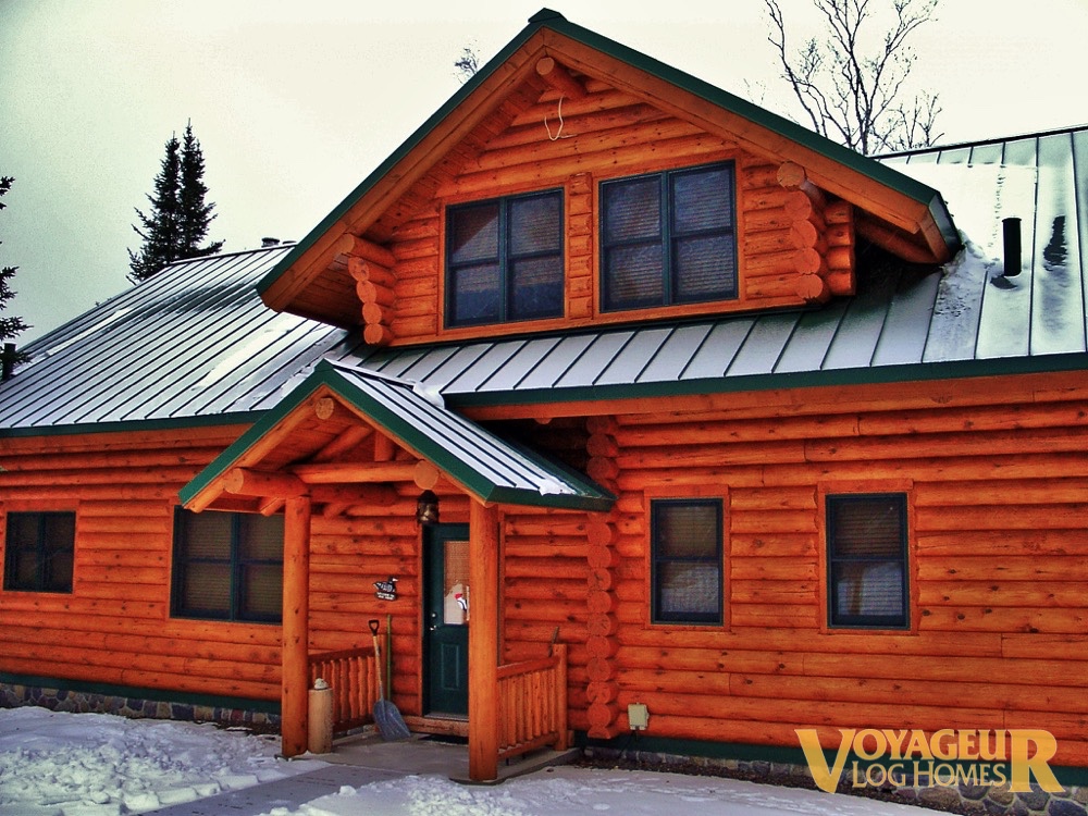 Gallery – Half Log | Voyageur Log Homes