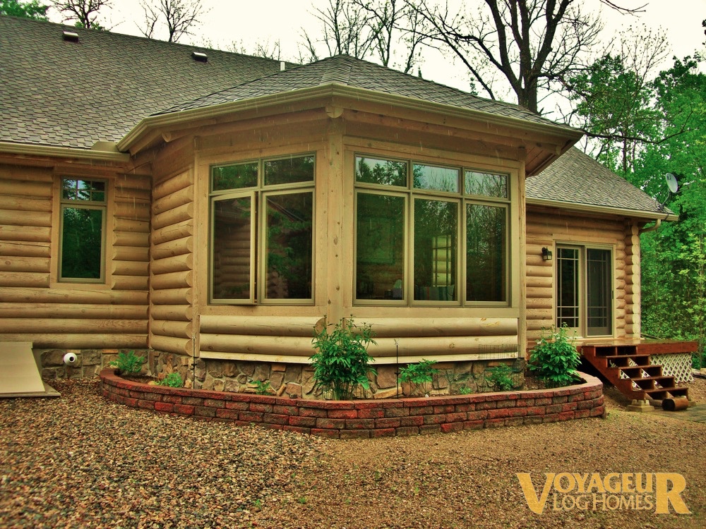 Gallery – Half Log | Voyageur Log Homes