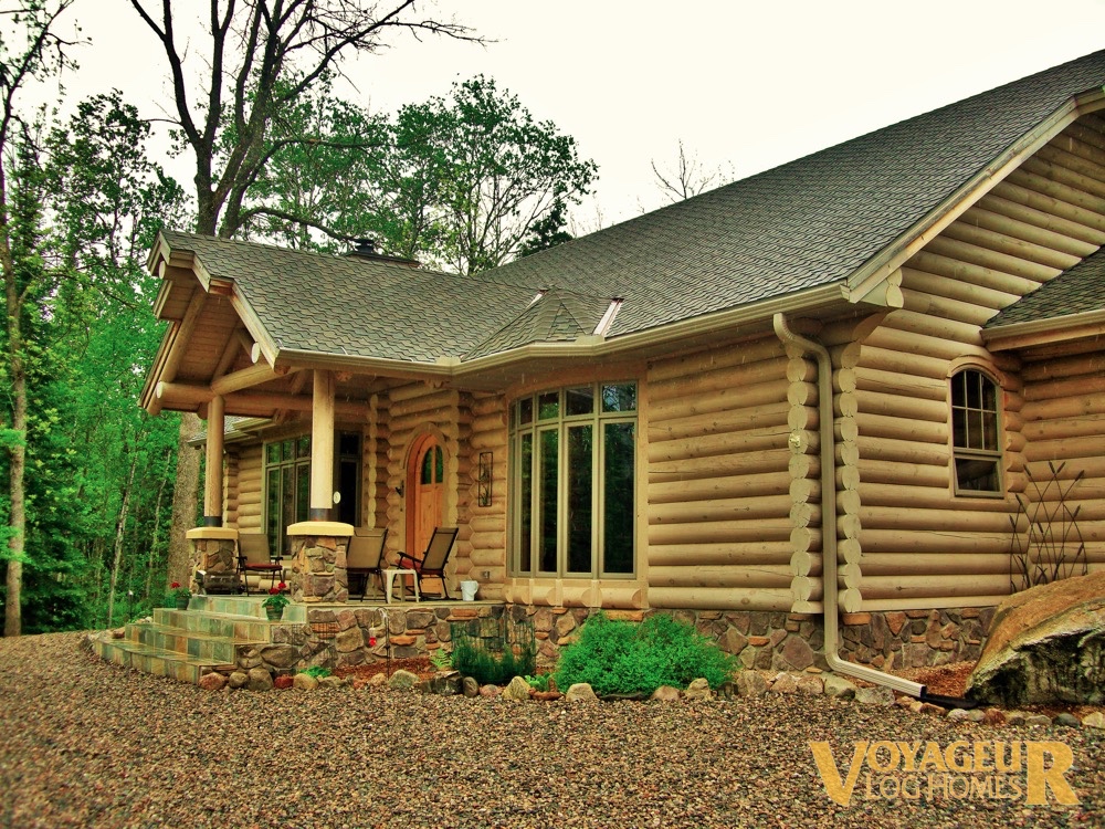 Gallery – Half Log | Voyageur Log Homes