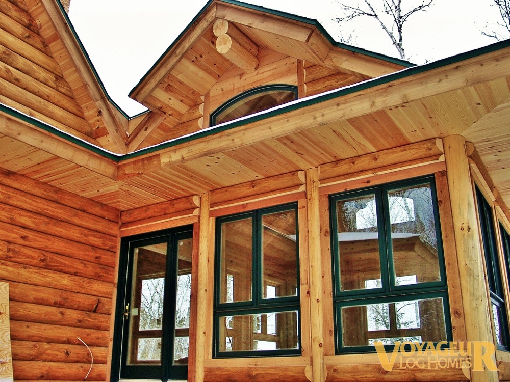 Gallery – Half Log | Voyageur Log Homes
