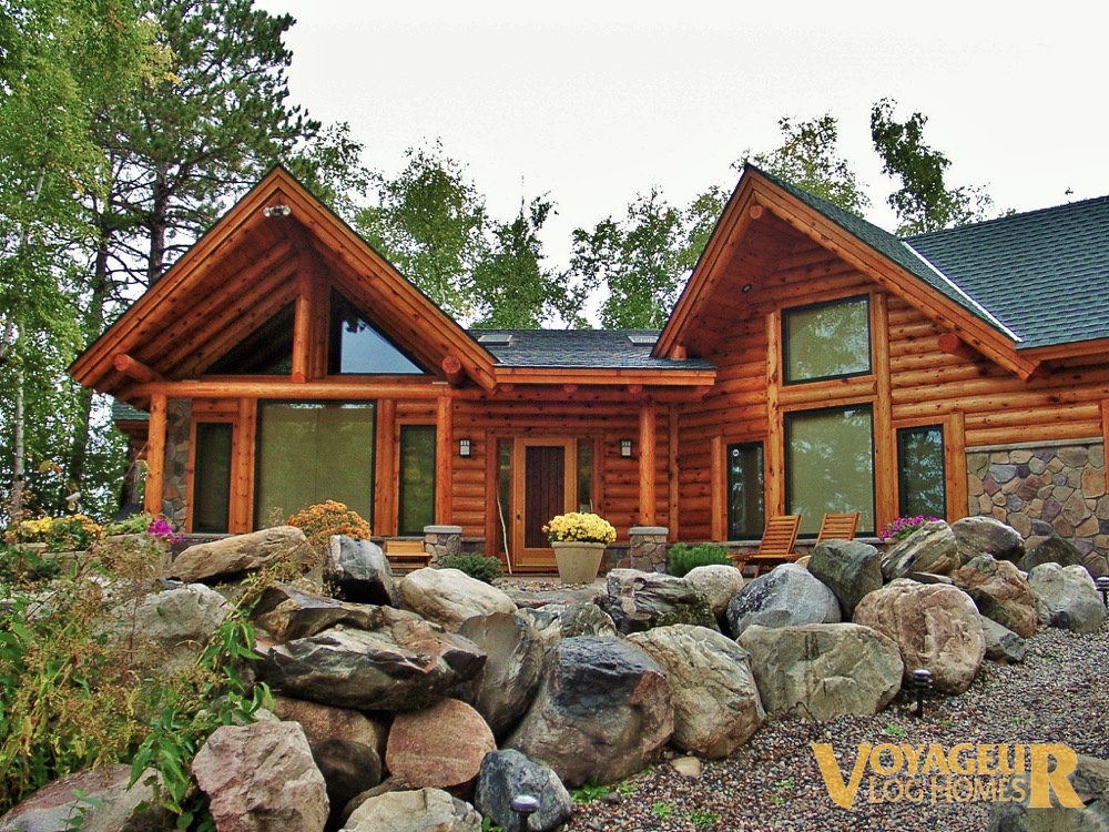 Gallery – Half Log | Voyageur Log Homes
