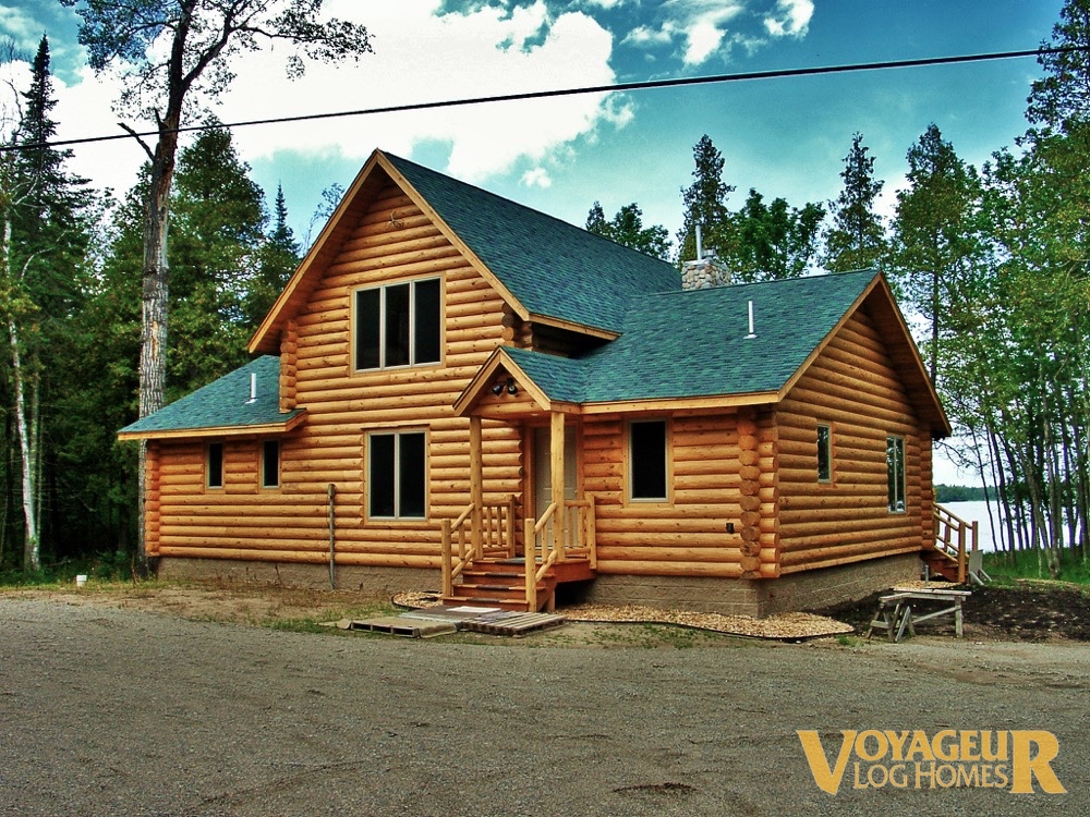 Gallery – Half Log | Voyageur Log Homes