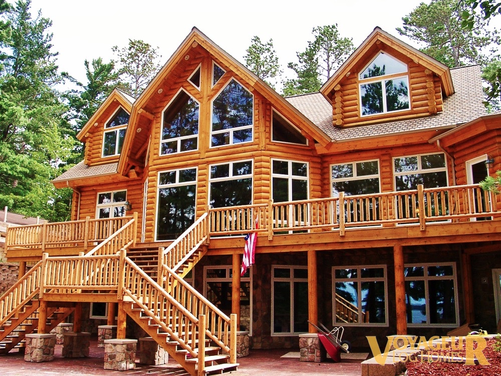 Gallery – Half Log | Voyageur Log Homes