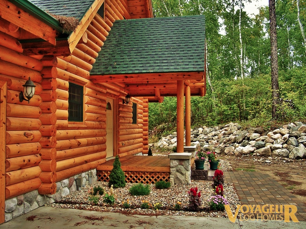 Gallery – Half Log | Voyageur Log Homes
