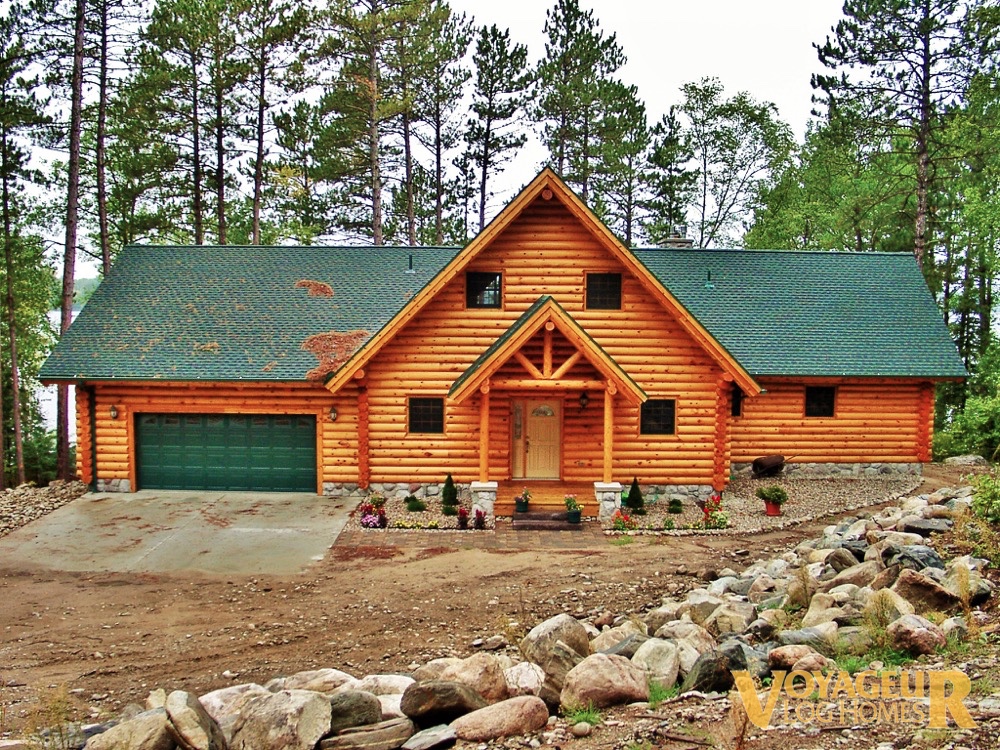 Gallery – Half Log | Voyageur Log Homes