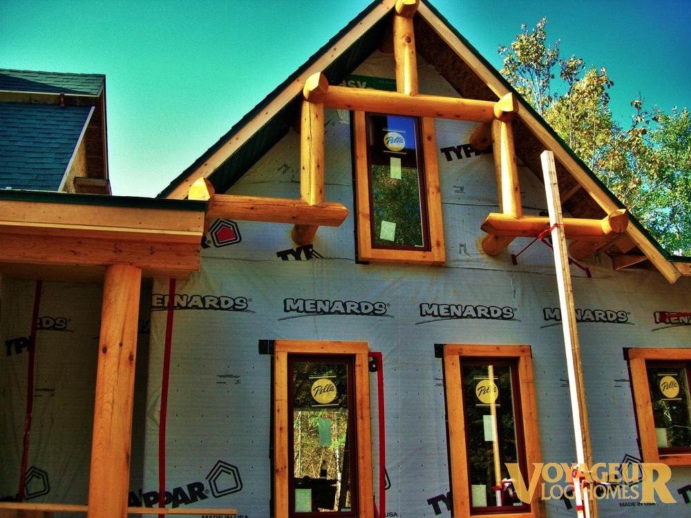 Gallery – Log Accents & Options | Voyageur Log Homes