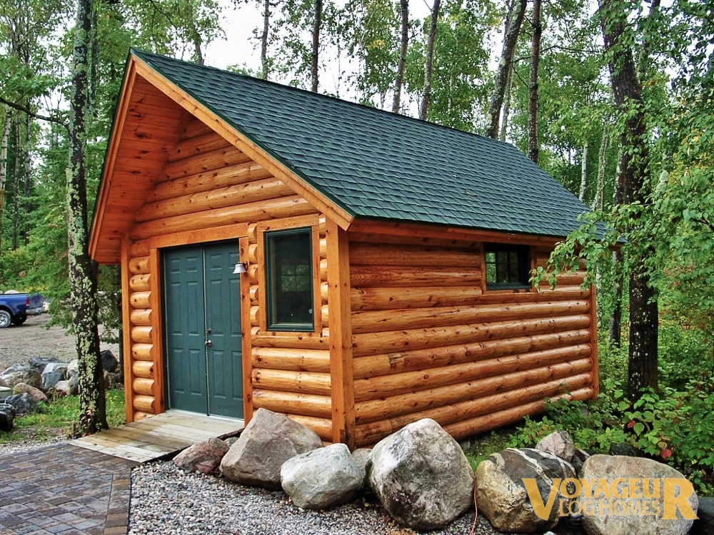 Products – Half Log | Voyageur Log Homes