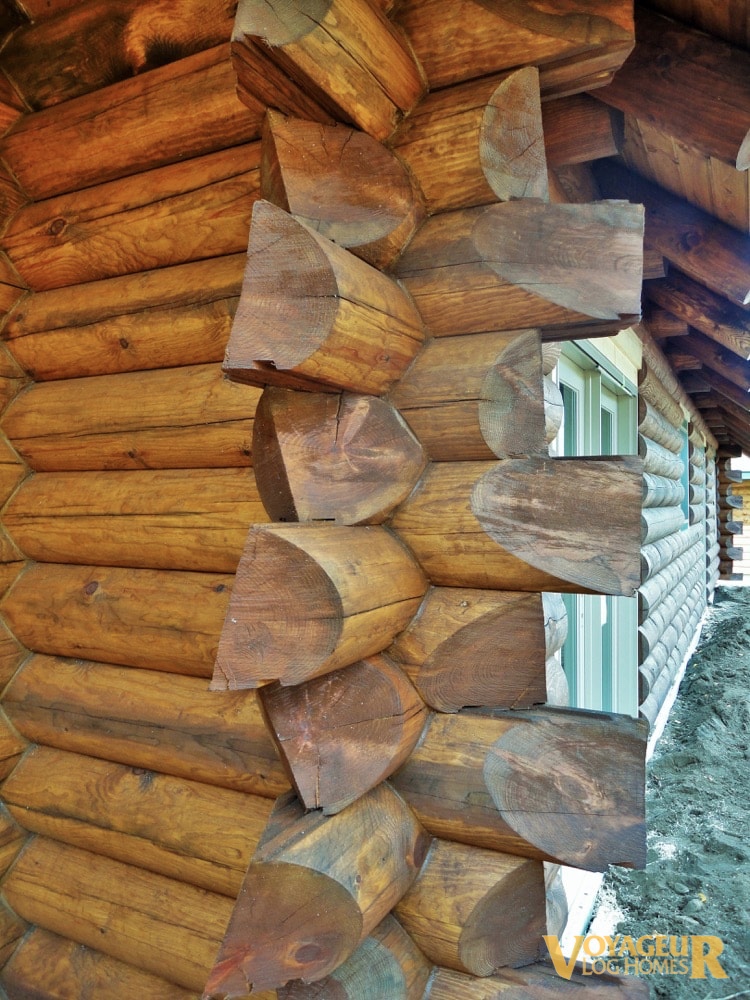 Products – Half Log | Voyageur Log Homes