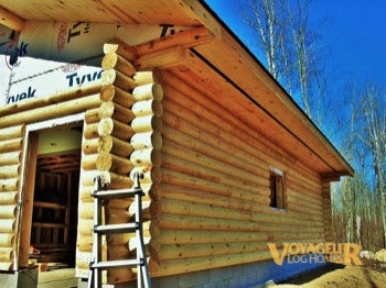 Products – Half Log | Voyageur Log Homes