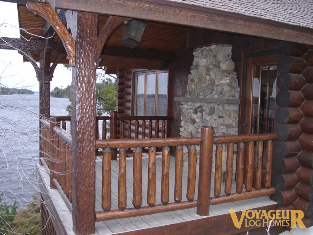 Products – Half Log | Voyageur Log Homes